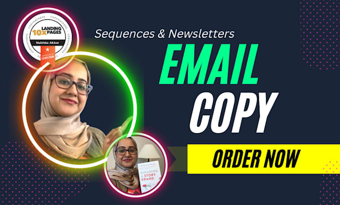 Write email copies for sales sequence and email newsletter by Nukhbazain | Fiverr