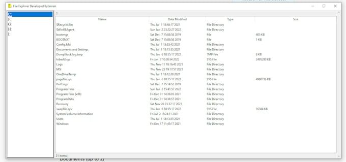 Make file manager by python by Imran2244556677 | Fiverr