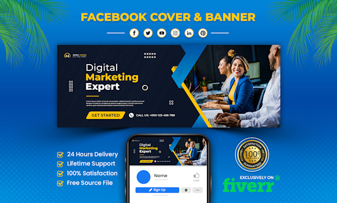 Design stunning and unique facebook cover by Designcaste | Fiverr