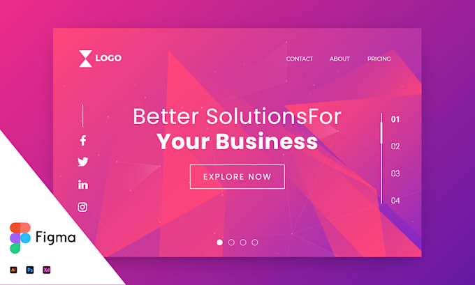 Create a modern figma design for your website by Umairismail | Fiverr
