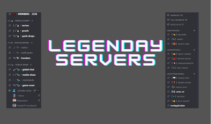 Setup best looking and professional discord server by Tanzeelahmed469 ...