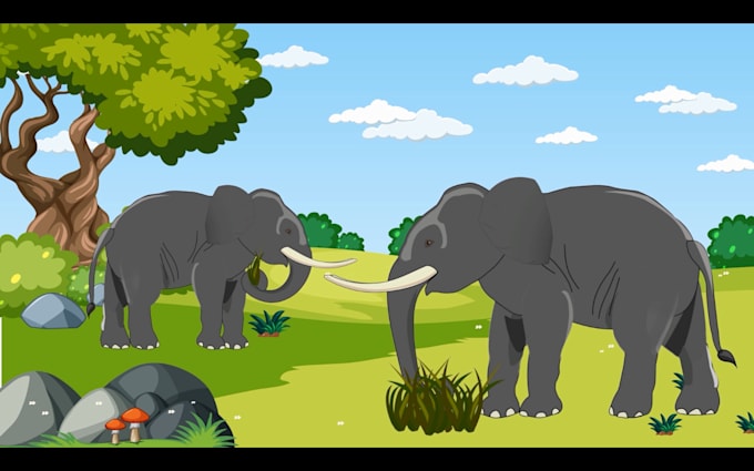 Create a 2d animal animation by Chamma69 | Fiverr