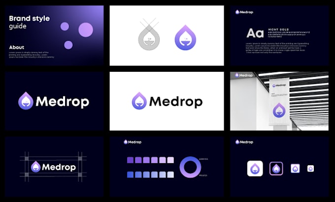 Design modern logo and brand identity guidelines by Fahimlogos | Fiverr