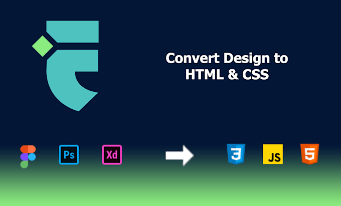Convert your psd, figma, adobe xd file to actual website by ...