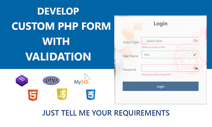 Create responsive php forms with validation by Techcodez | Fiverr Create responsive php forms with validation by Techcodez | Fiverr