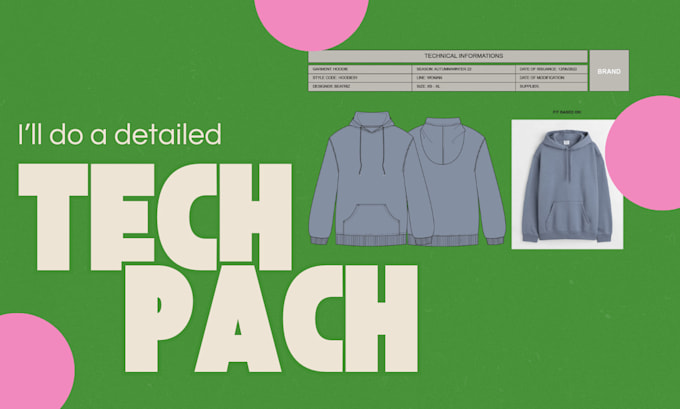 Do a detailed fashion teck packs for your brand by Beatriznunez | Fiverr
