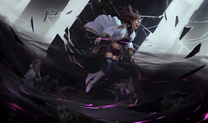 Paint characters and environments for you by Branzza | Fiverr