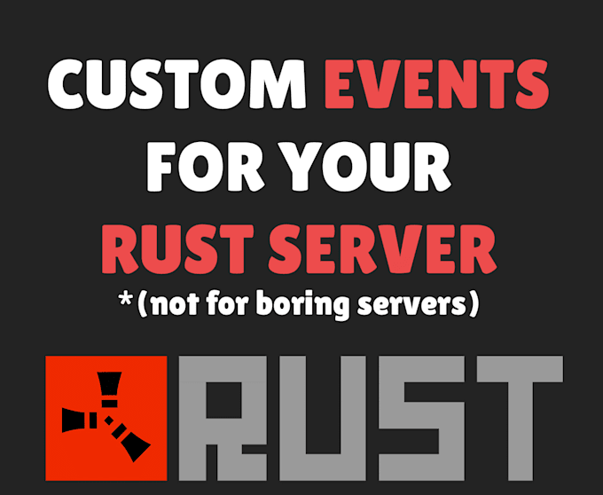 Configure custom events plugins on rust server by Flushedfiber8 | Fiverr