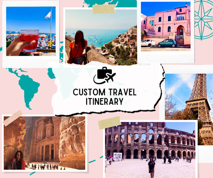 Create a customised travel itinerary for you by Customstudynote | Fiverr