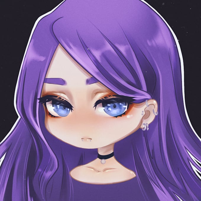 Draw your personalized chibi icon by Rosiviolet | Fiverr