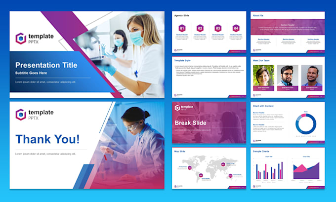 Design a professional and modern powerpoint presentation by Slideguider ...