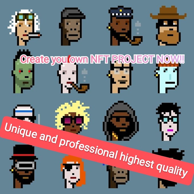 Generate up to 10k ultimate creative nft collection by Chikol | Fiverr