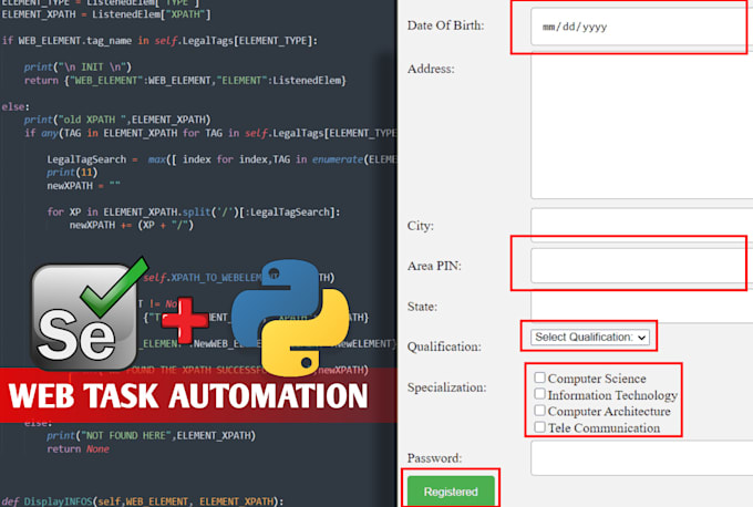 Do web automation with selenium and python by Autowebsy | Fiverr