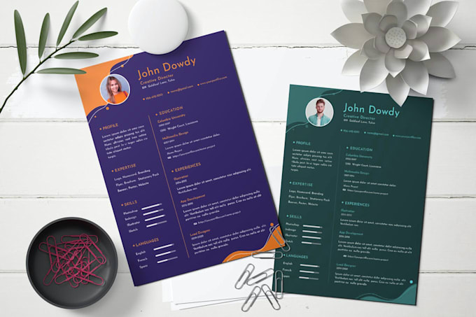 Write, edit, rewrite and design your resume, cv, cover letter, linkedin ...