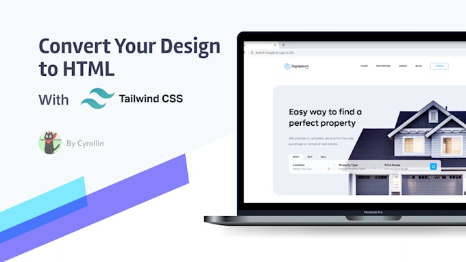 Convert your design to html with tailwind css by Cyrollin | Fiverr