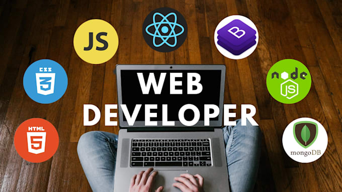 Do up to mark responsive web development in react js, nodejs, html5, css3, json by ...