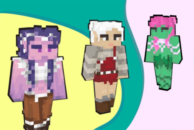 Design a unique minecraft skin by Zorppia | Fiverr