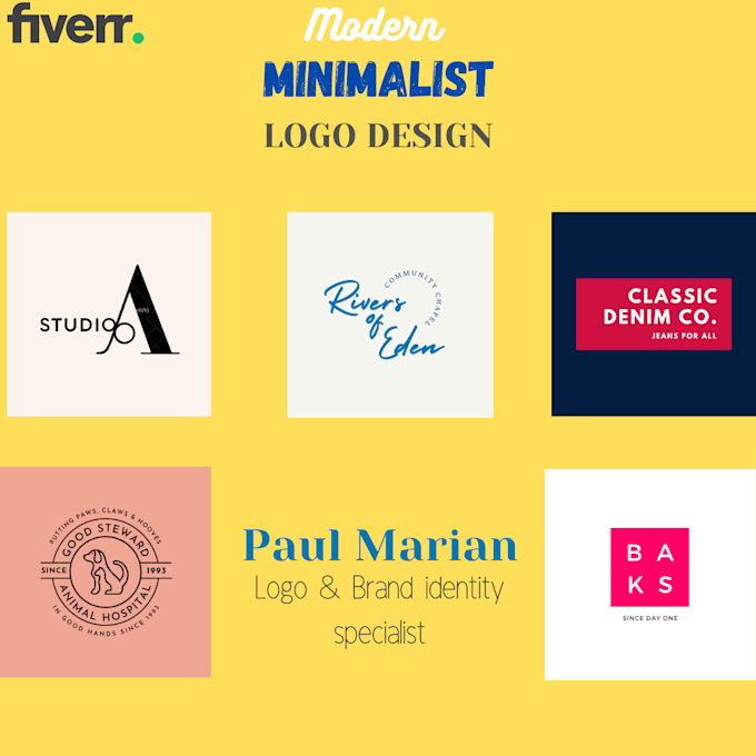 Design a custom logo for your business by Paulmarian25 | Fiverr