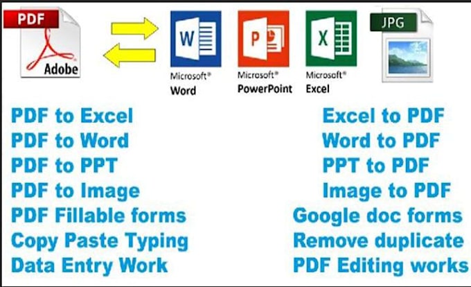 Convert pdf file into any formate by Kushve | Fiverr