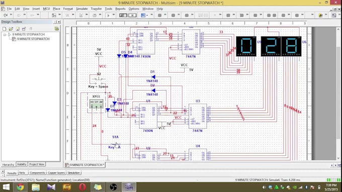 Design complex electronic circuits using multisim by Lovelylarka7 | Fiverr