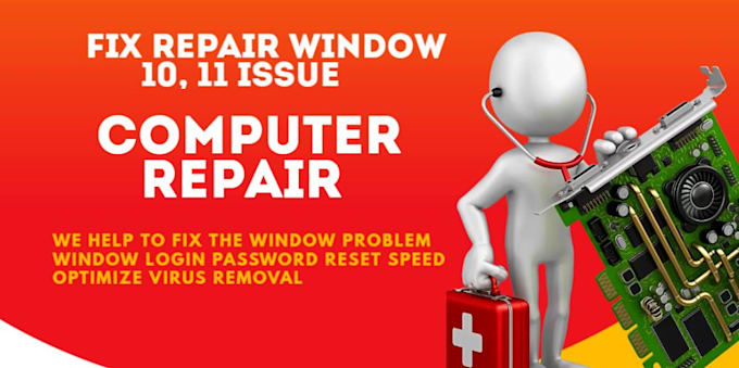 Repair, fix troubleshoot windows 10, 11 mac pc, laptop, computer ...