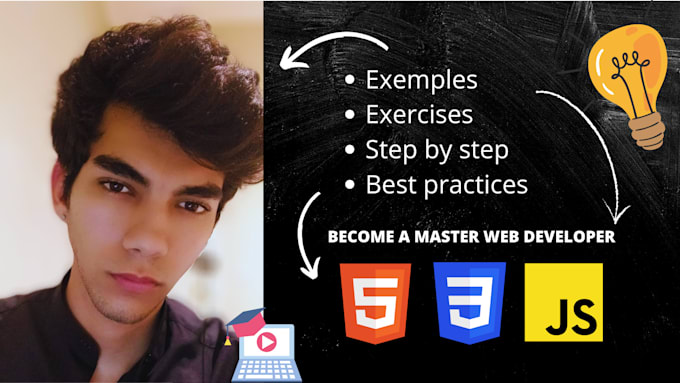 Teach you javascript html and css to make you a web dev by Flobbun | Fiverr