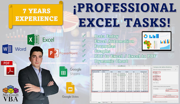 Perform excel data entry and automate formulas, data tables by Delacruzanalyst | Fiverr