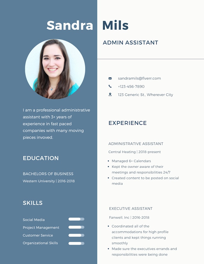 Edit and format your simple cv resume by Satithyme | Fiverr