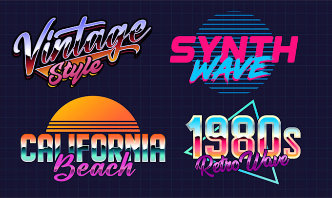1980s typography