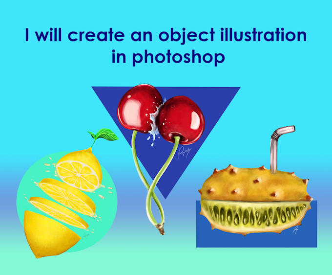 Create an object illustration in photoshop by Patrycjasprada | Fiverr