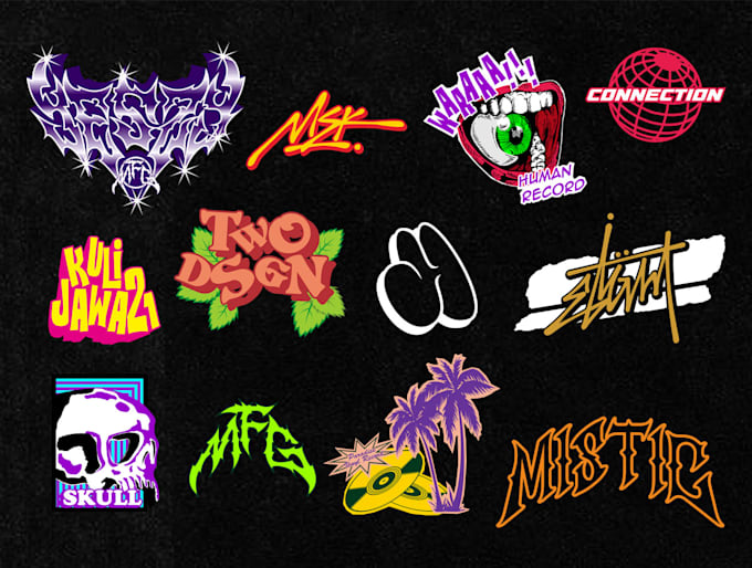 Custom design death metal, urban, y2k style or other logo by Herman_two ...
