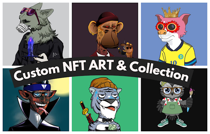 Design nft art, traits and nft collection by Pashanaqvi | Fiverr
