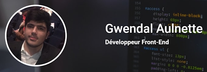 Be your front end developer by Gwendal_ | Fiverr