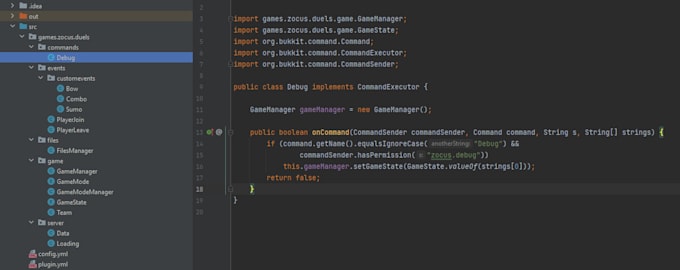 Code amazing plugins for minecraft spigot by Nousernameleft | Fiverr