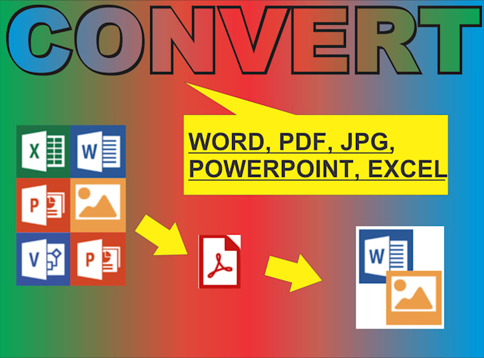Convert, reformate, merge in word to pdf, excel, powerpoint by ...