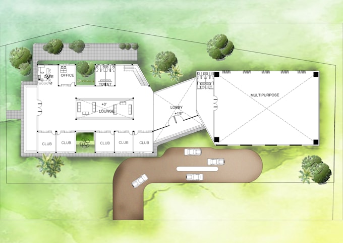 Render 2d cad plan by Jubayetbari | Fiverr