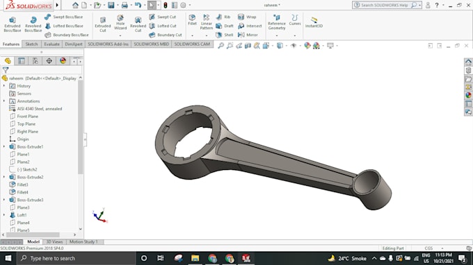 Make solidworks assembly and models by Engr_obaid | Fiverr