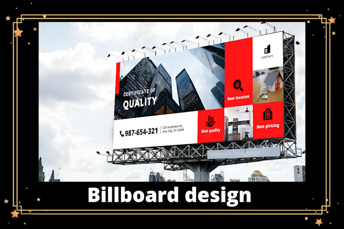 Design printable billboard, signage, roll up banner, yard sign by ...