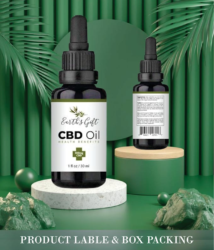 Design cbd label, premium hemp and box package design by ...