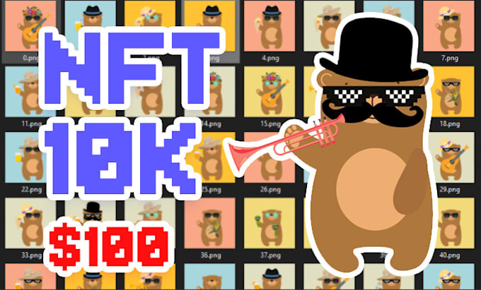 Create nft art 10k collection by Robotikka | Fiverr