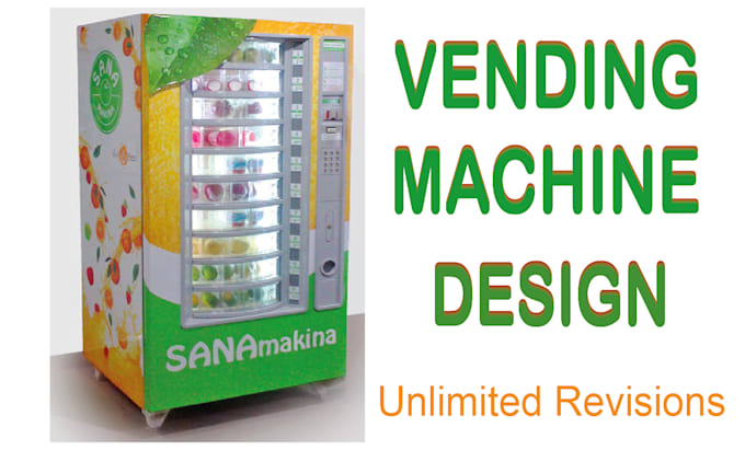 Design creative vending machine wrap and atm machine designs in modern ...