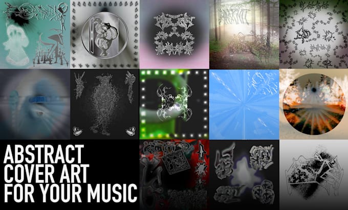 Make abstract album cover art by Anilediz | Fiverr