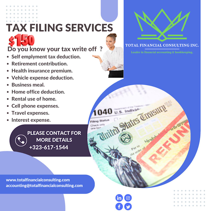 Individual and company tax filing by Tfc_bookkeeping | Fiverr