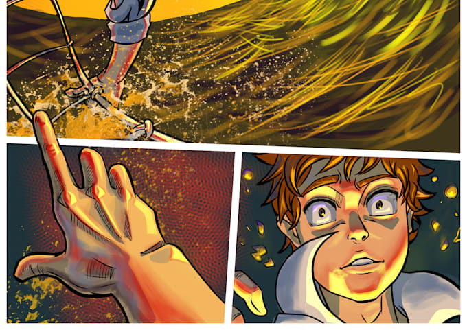 Draw manga by your script by Nkulanbaeff | Fiverr