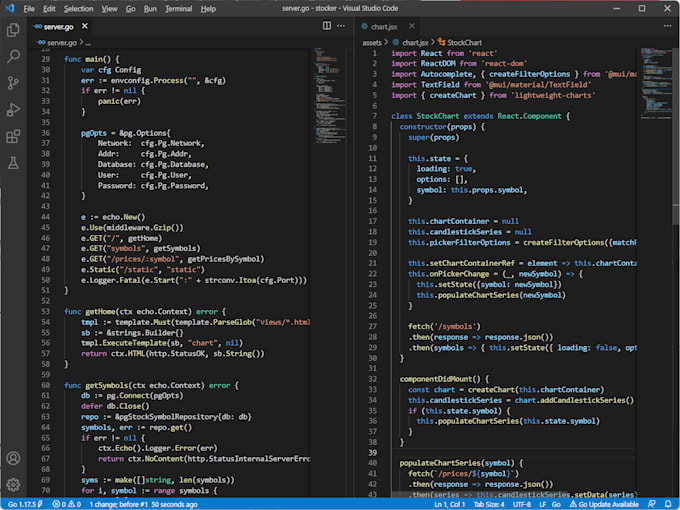 Code in go java ruby and js by Chrishadi | Fiverr