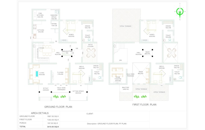 Make cost effective building drawings in auto cad by Rajeevtk369 | Fiverr