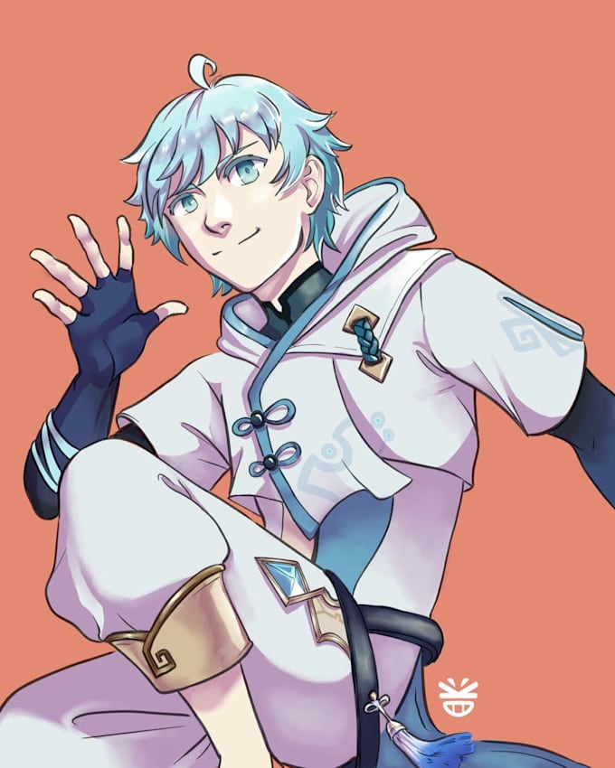 Draw you, oc, fanart by Kumicomic | Fiverr