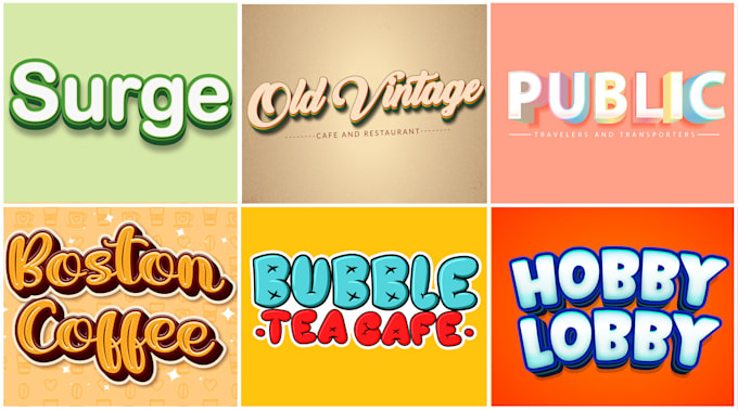 Create a custom hand lettering logo or typography design by ...