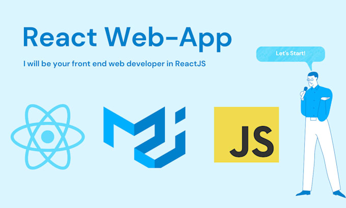 Be your front end web developer in reactjs by Trineshl | Fiverr
