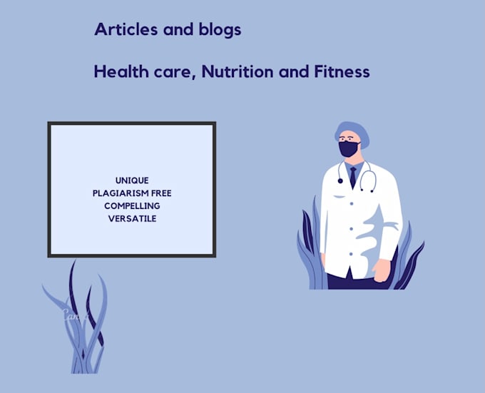 Write engaging health, nutrition and fitness articles by Taimour99 | Fiverr